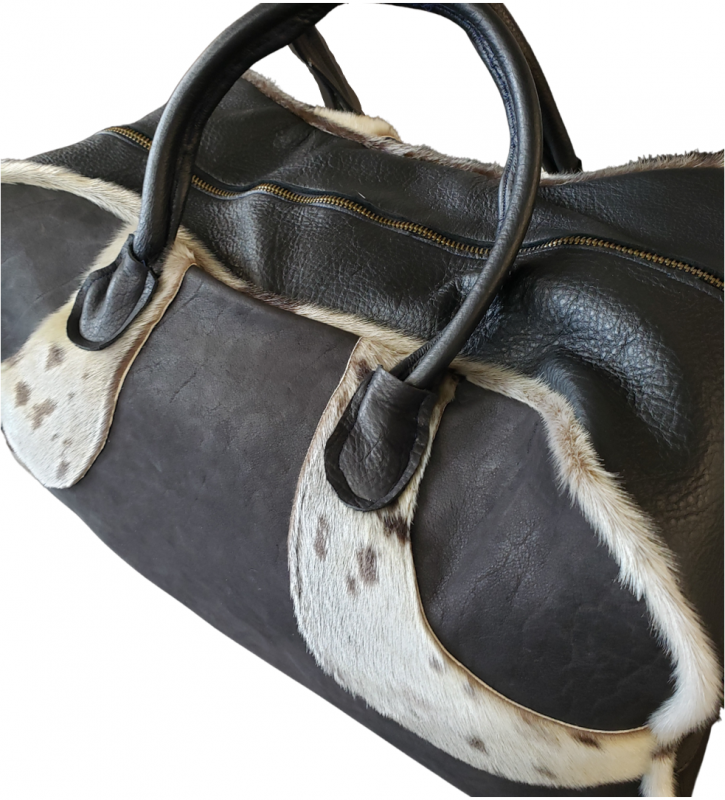 Bison & Seal Fur Carrying Bag - Proudly Indigenous Crafts & Designs