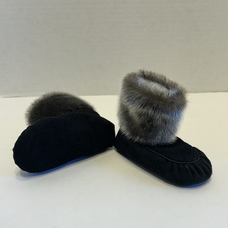 Sealskin Boots (Moosehide Bottom) - Proudly Indigenous Crafts & Designs